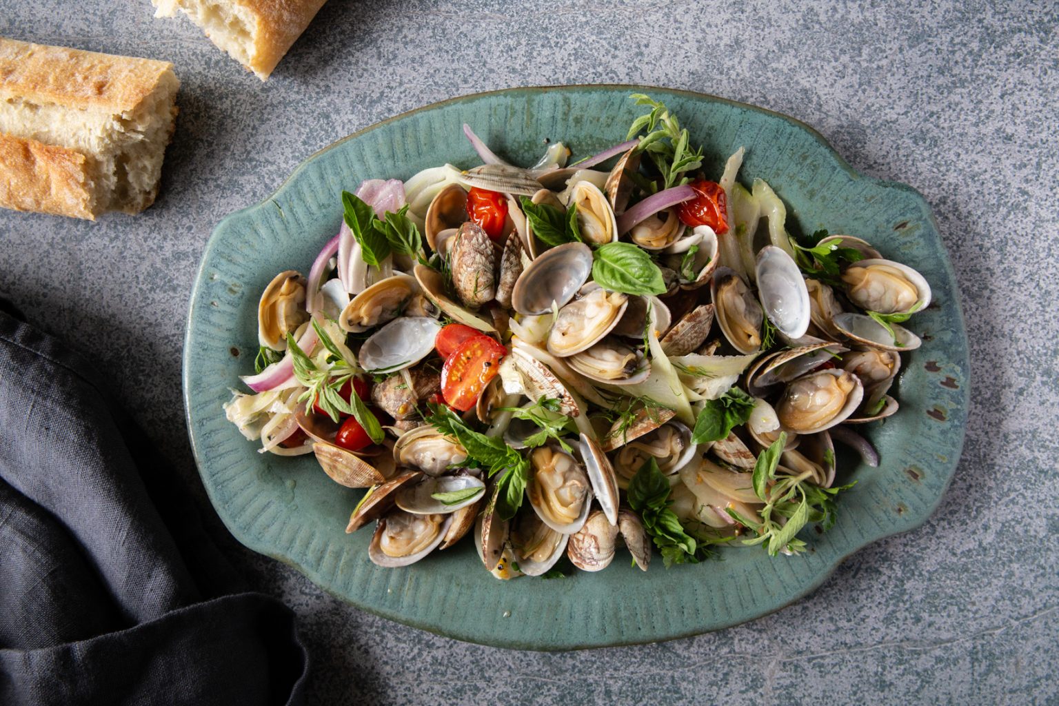 clams calabrian style